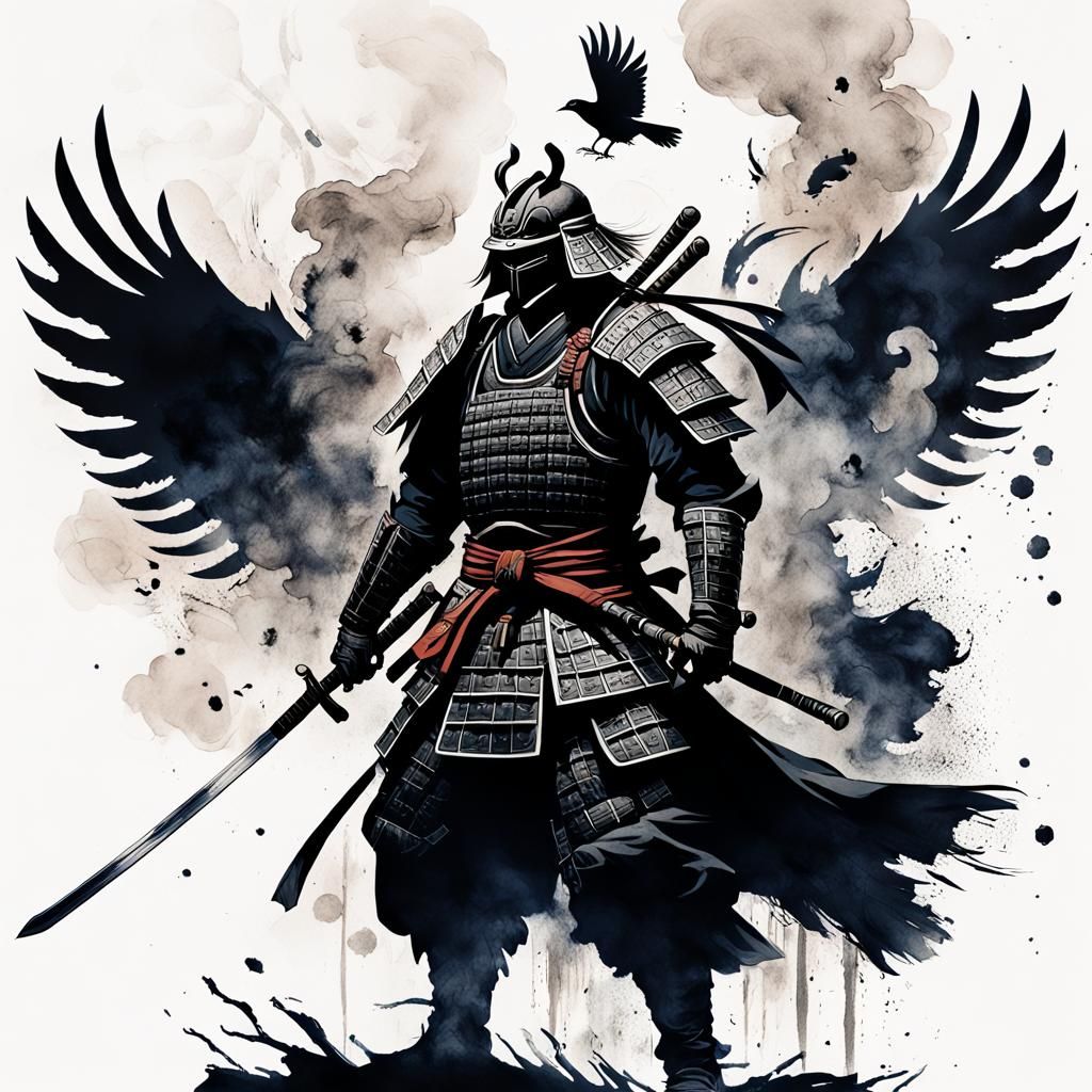 Shadow Samurai - AI Generated Artwork - NightCafe Creator