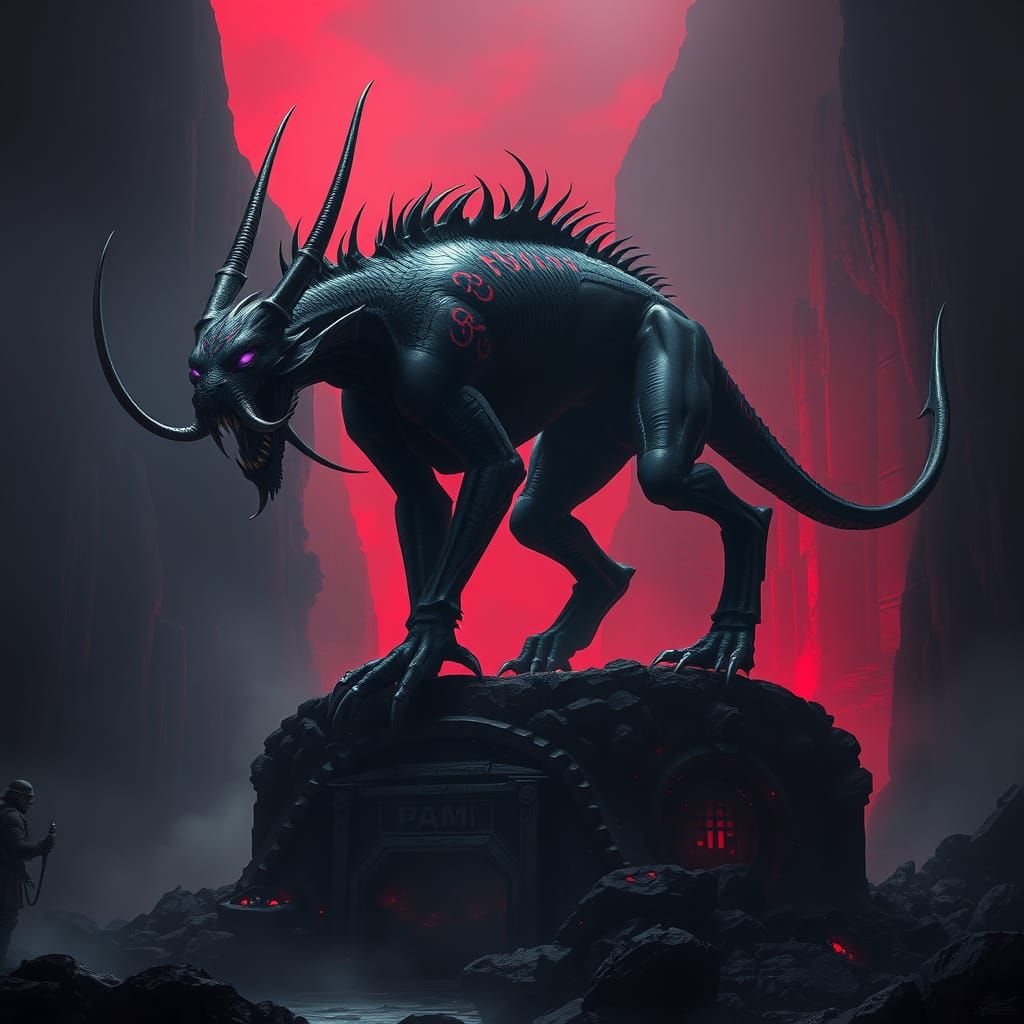 Dark Fantasy Sithspawn Beast in Hyper-Realistic Co... - AI Art