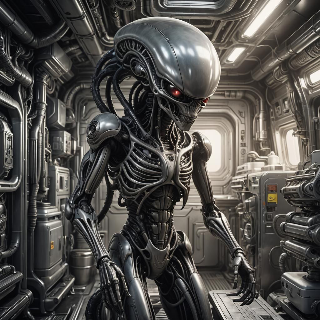 👽ALIEN 👽 - AI Generated Artwork - NightCafe Creator