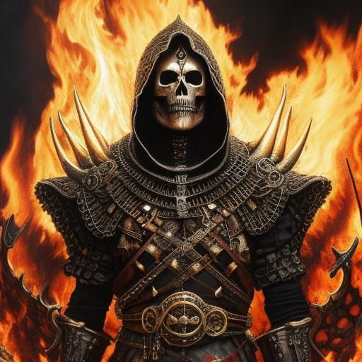 Skeleton Bandit - AI Generated Artwork - NightCafe Creator