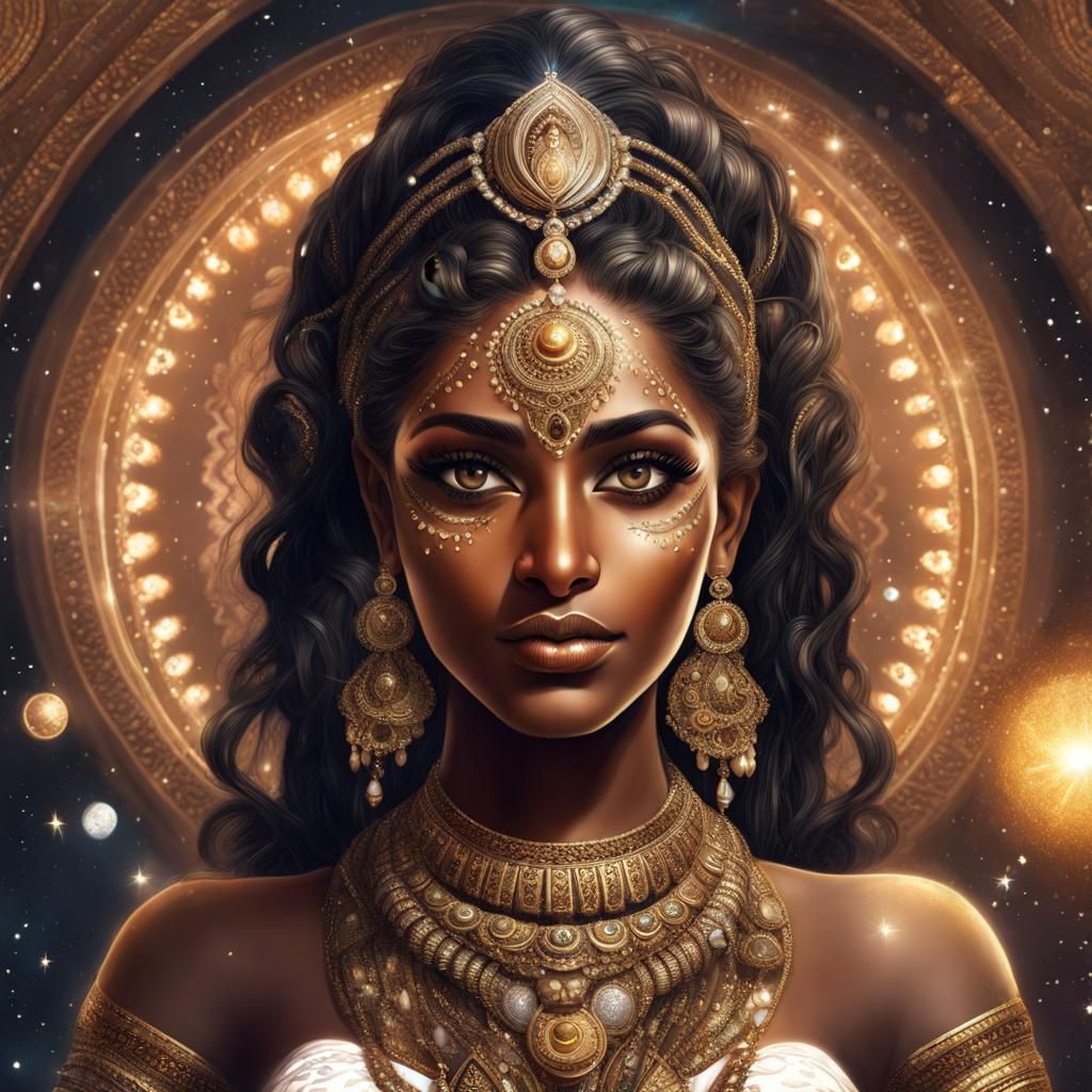 Hindu goddess - AI Generated Artwork - NightCafe Creator