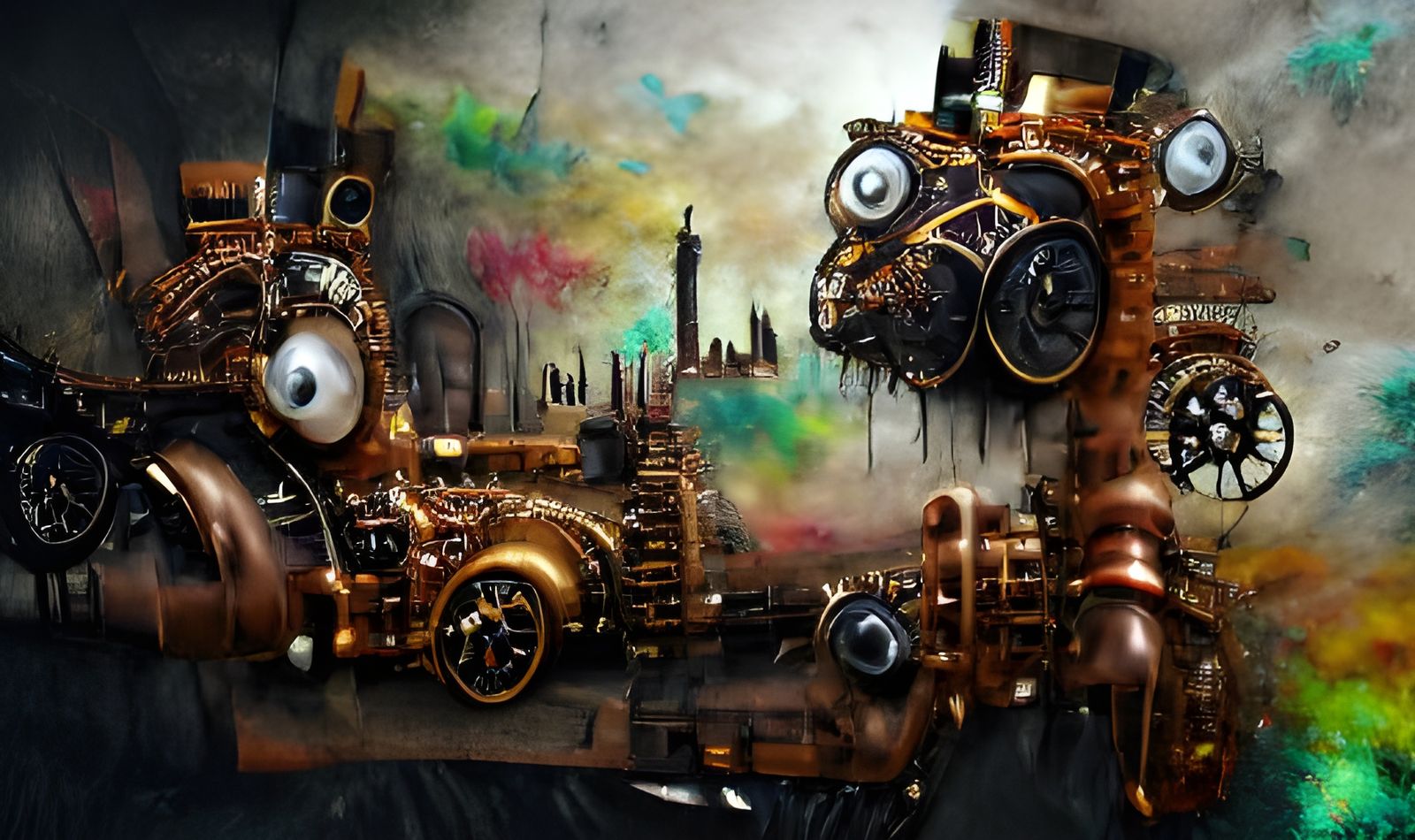 Strangely Abstract Steampunk Reality [Artistic] (Ver 1) - AI Generated ...