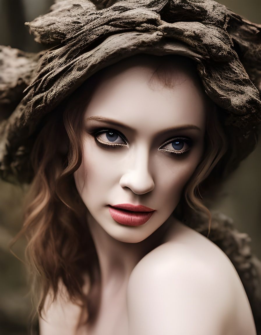mud queen,(Christina Hendricks) - AI Generated Artwork - NightCafe Creator