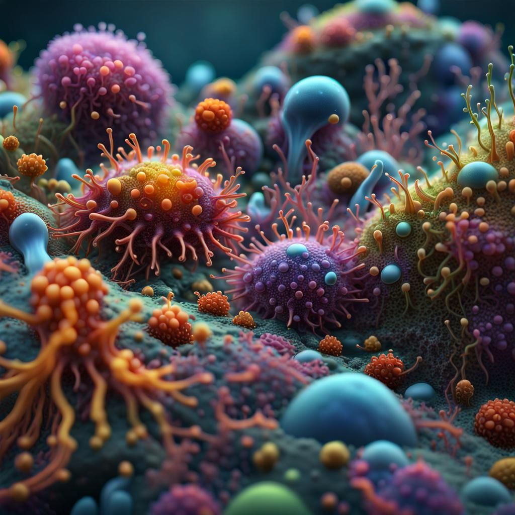 Micro Life-Forms - AI Generated Artwork - NightCafe Creator