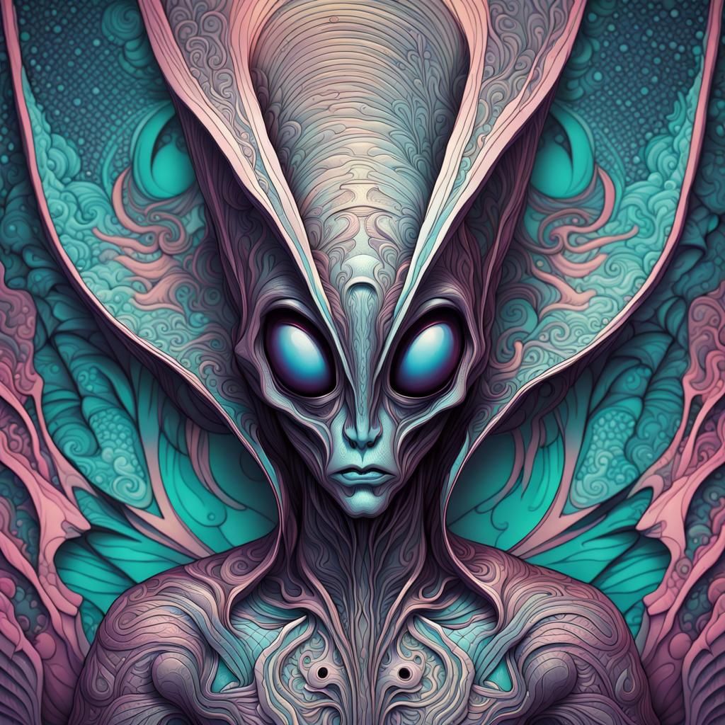 Alien 👽 - AI Generated Artwork - NightCafe Creator