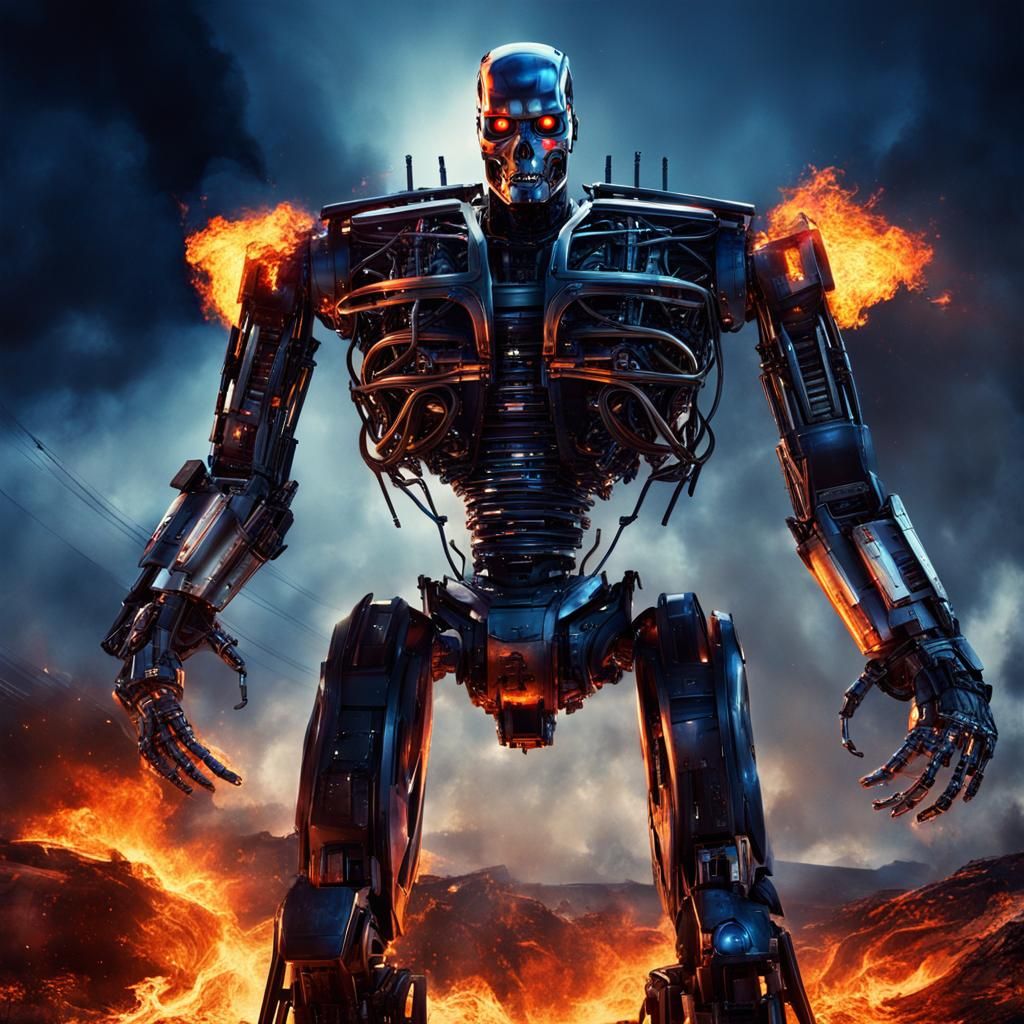 Terminator Art 7 - AI Generated Artwork - NightCafe Creator
