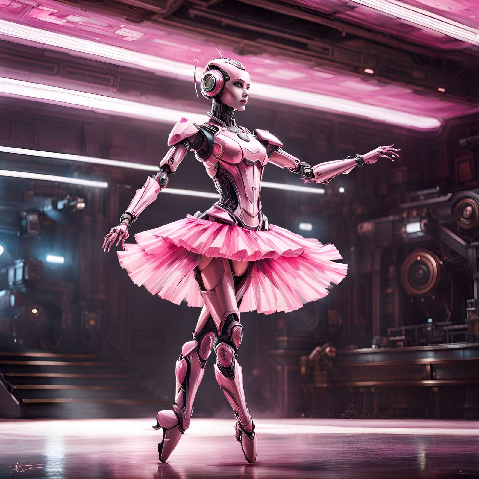 Robo Ballerina - AI Generated Artwork - NightCafe Creator