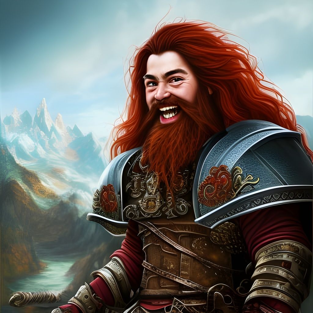 Laughing Dwarf - AI Generated Artwork - NightCafe Creator