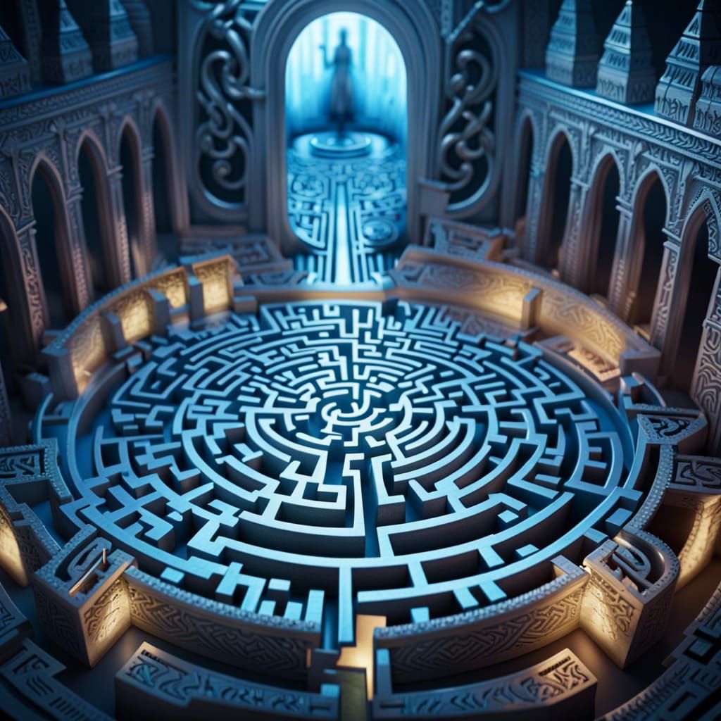The Night Maze - AI Generated Artwork - NightCafe Creator