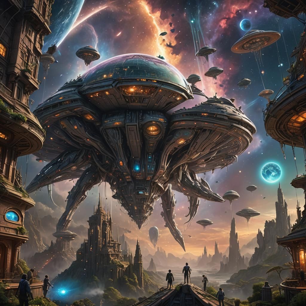 Alien Invasion - AI Generated Artwork - NightCafe Creator