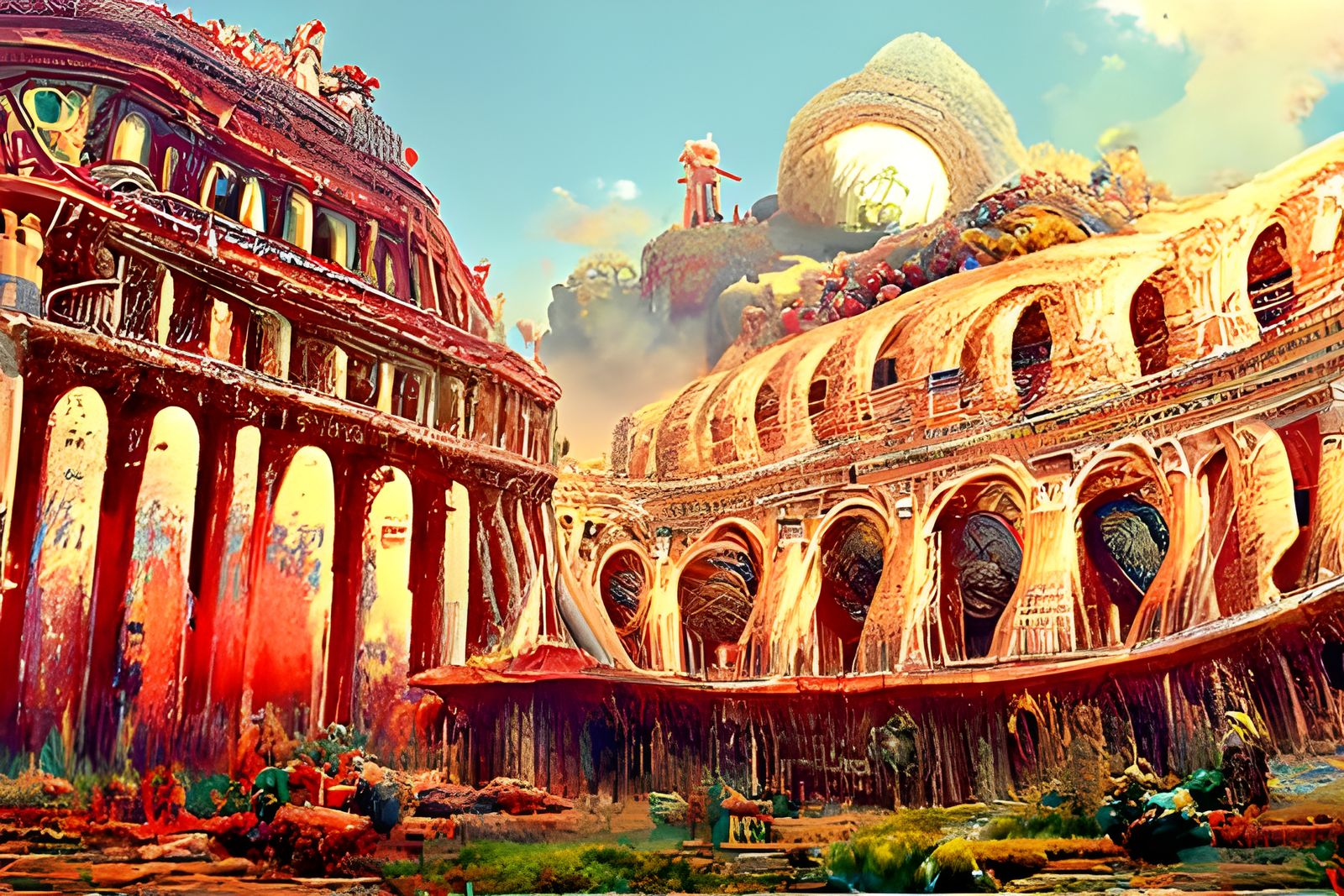 Ancient Rome, by Roberto Aizenberg, Zdzisław Beksiński, Thomas Kinkade ...
