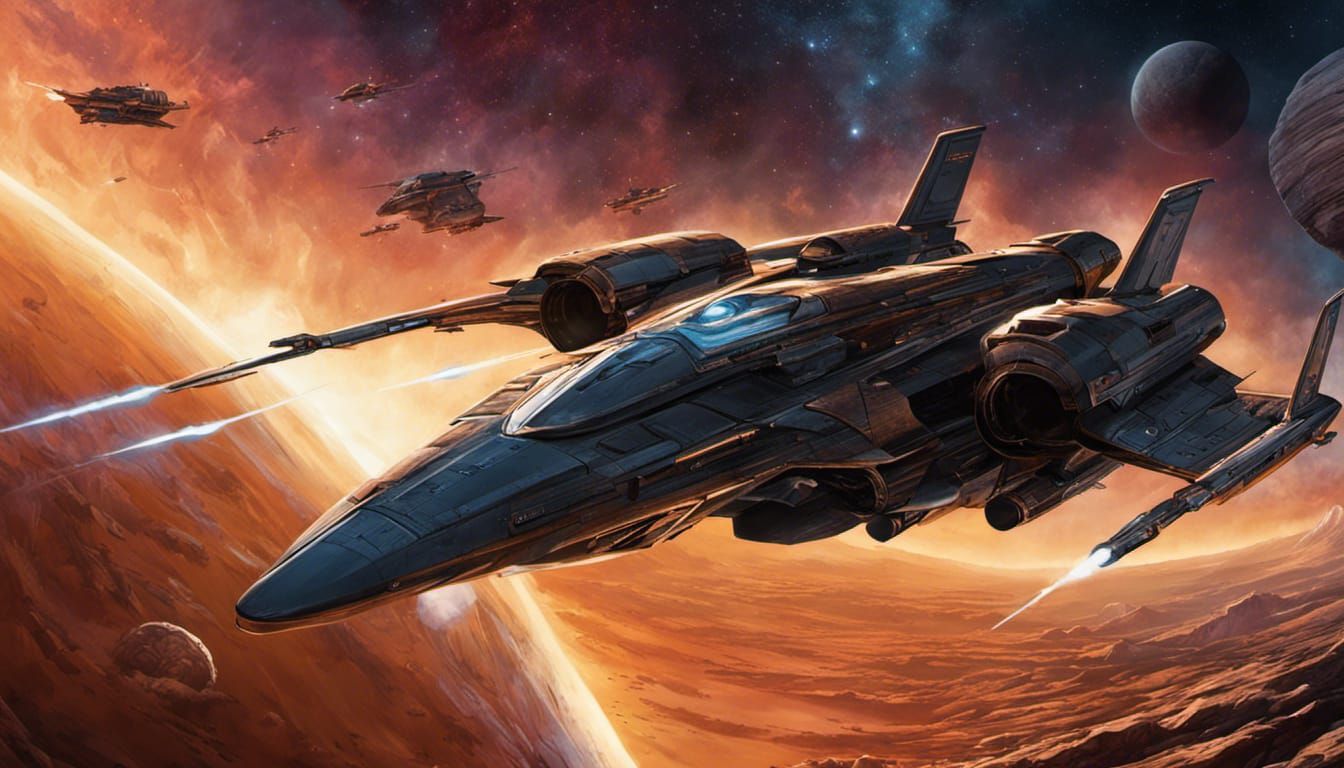 Space fighter - AI Generated Artwork - NightCafe Creator