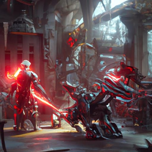 futuristic forge - AI Generated Artwork - NightCafe Creator