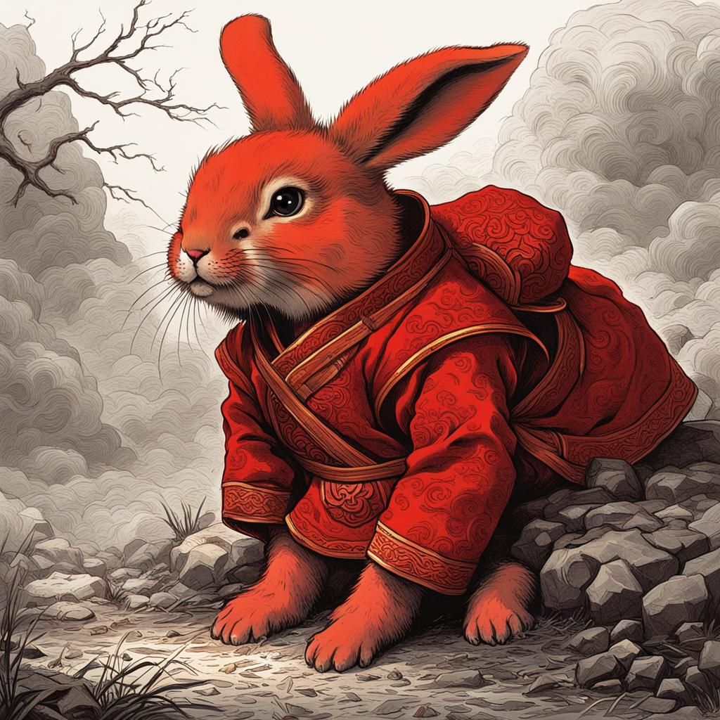 Lucky Bunny - AI Generated Artwork - NightCafe Creator