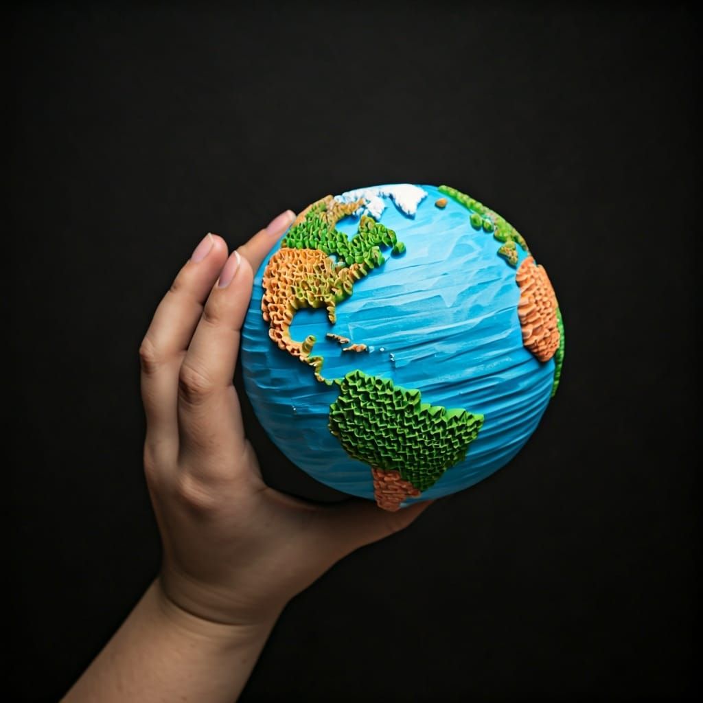 Evolution of planet earth - Origami Earth: A Papercraft Plan...