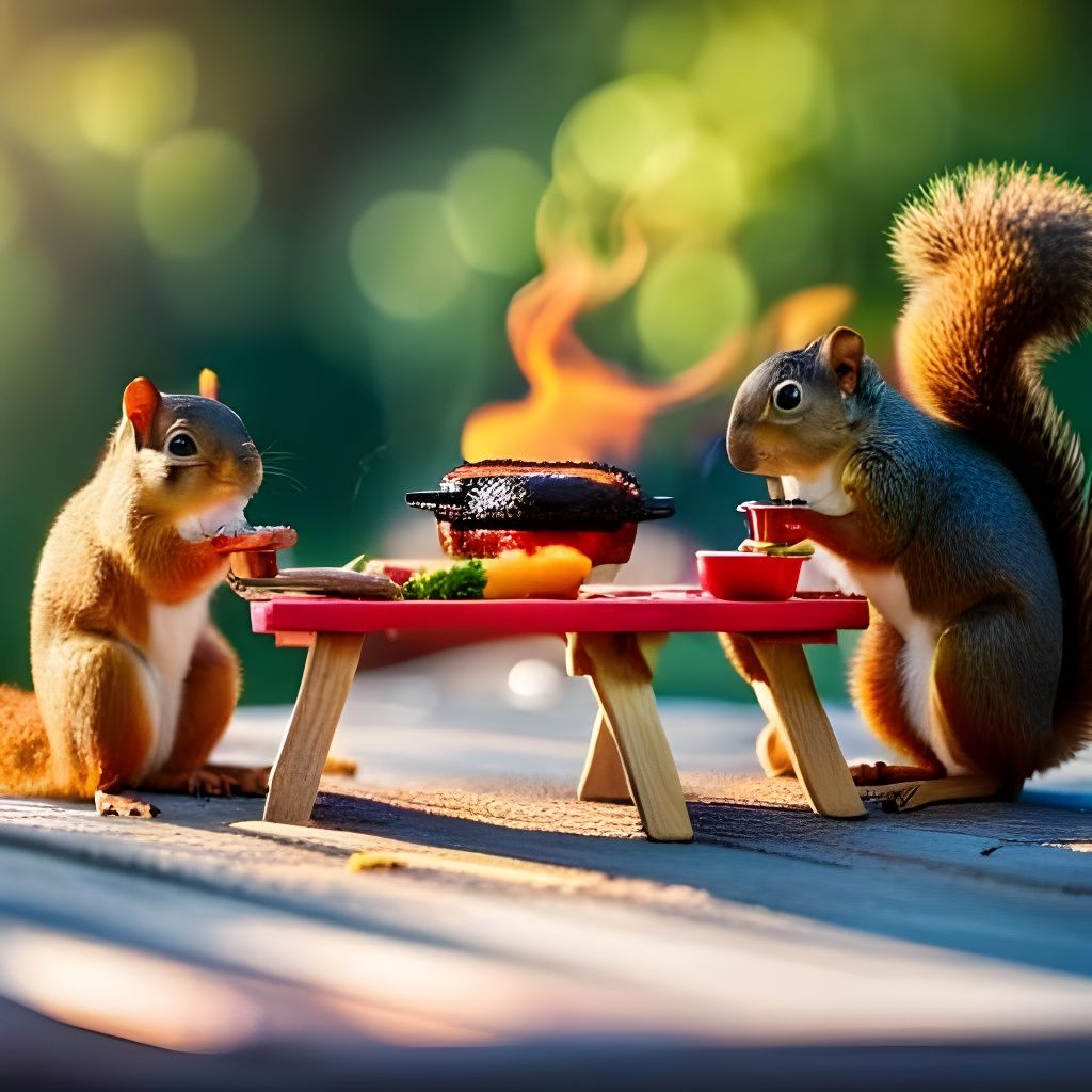 BBQ Dinner - AI Generated Artwork - NightCafe Creator