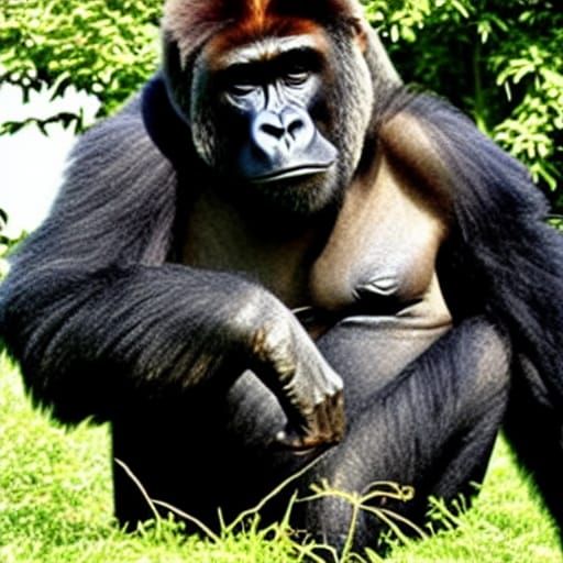 Remember Harambe in all of our hearts - AI Generated Artwork ...