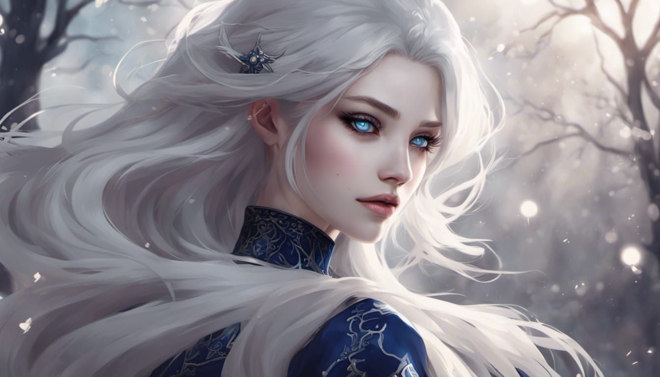 In the Style of Snow Moon Caitlyn - AI Generated Artwork - NightCafe ...