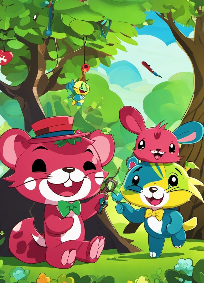 Happy Tree Friends - AI Generated Artwork - NightCafe Creator