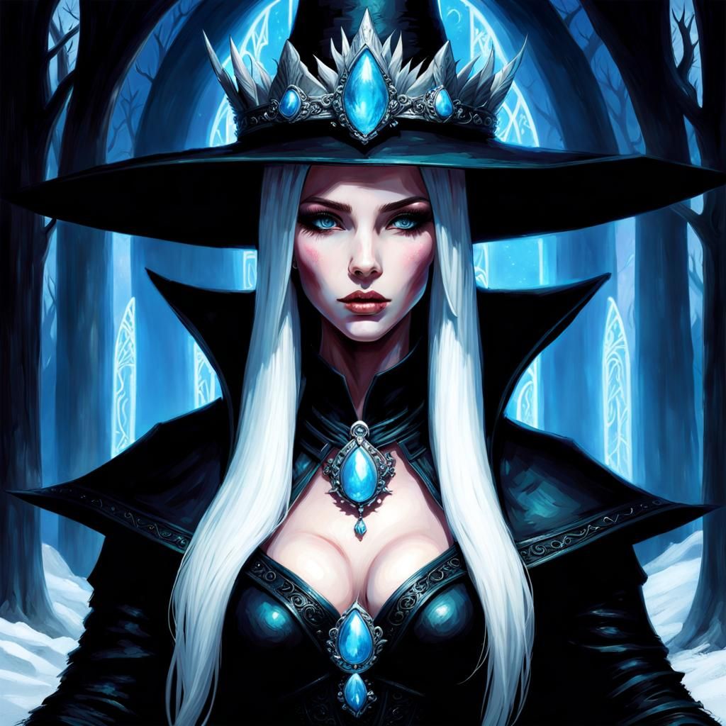 Cold Witch - AI Generated Artwork - NightCafe Creator