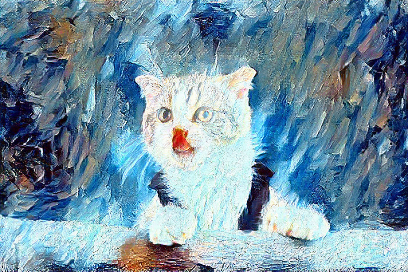 Curious cat - AI Generated Artwork - NightCafe Creator
