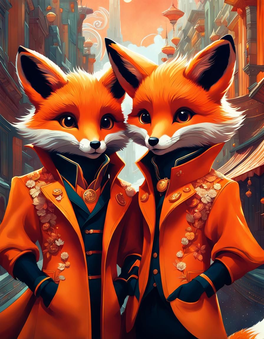 Looking foxy - AI Generated Artwork - NightCafe Creator
