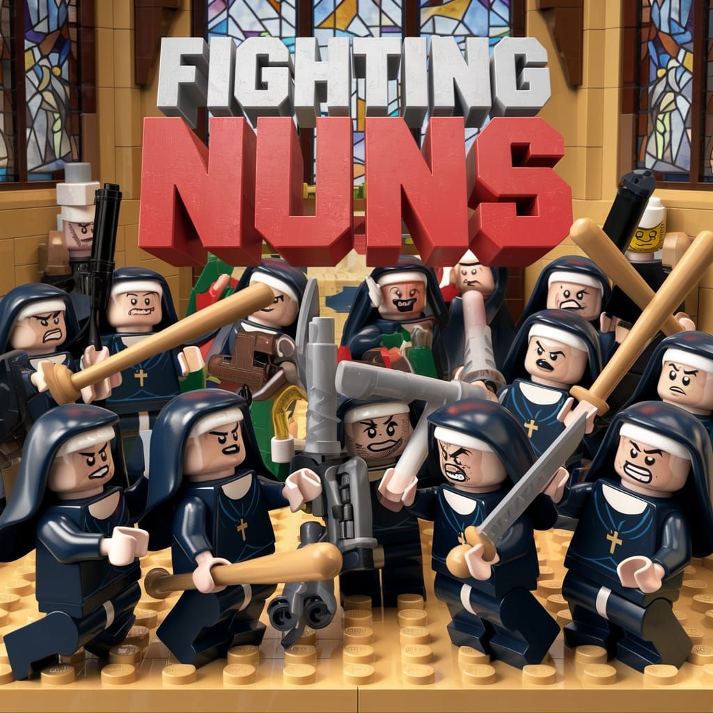 Lego "Fighting Nuns" - Lego "Fighting Nuns"