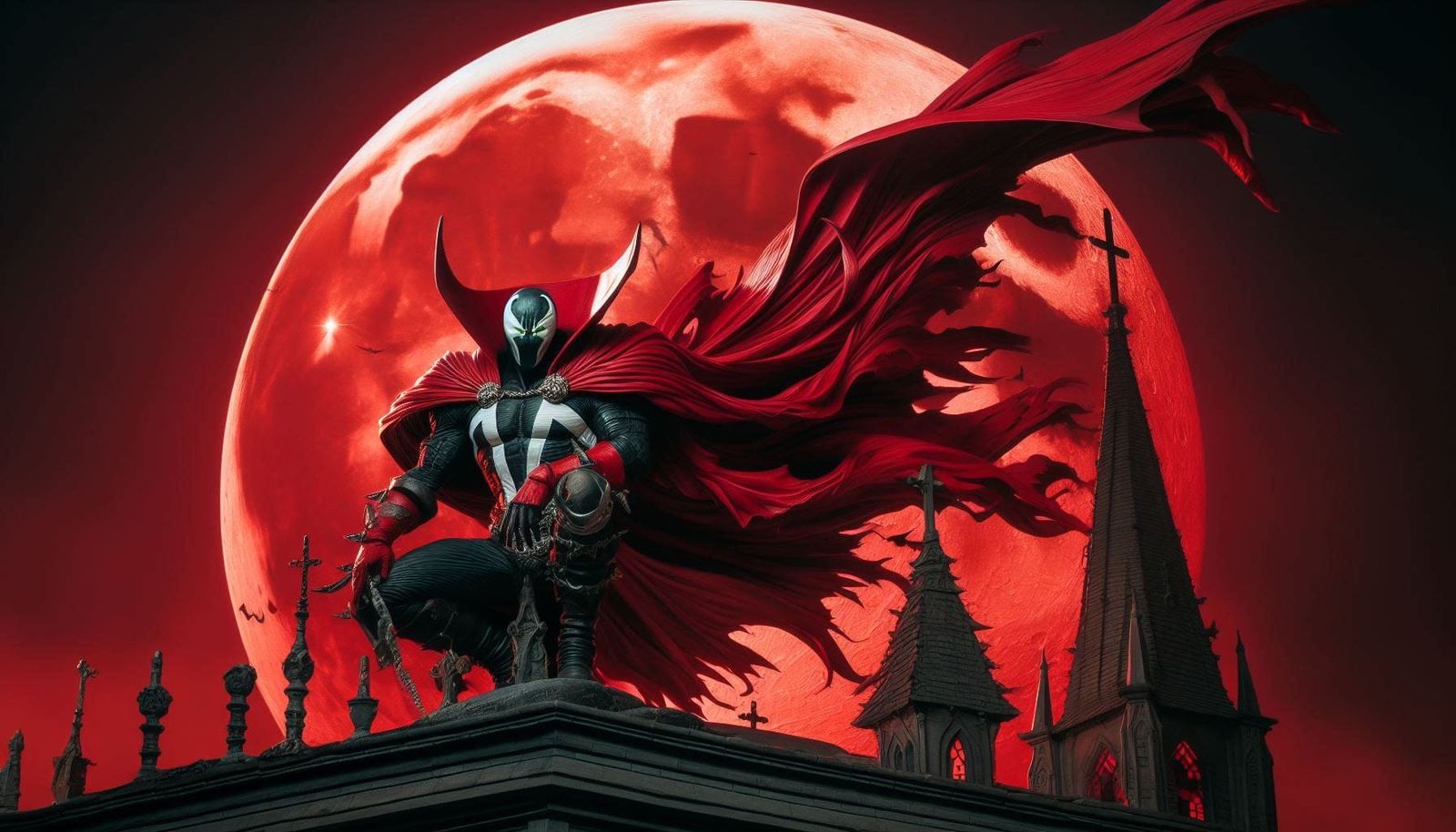 Spawn: Blood Moon - AI Generated Artwork - NightCafe Creator