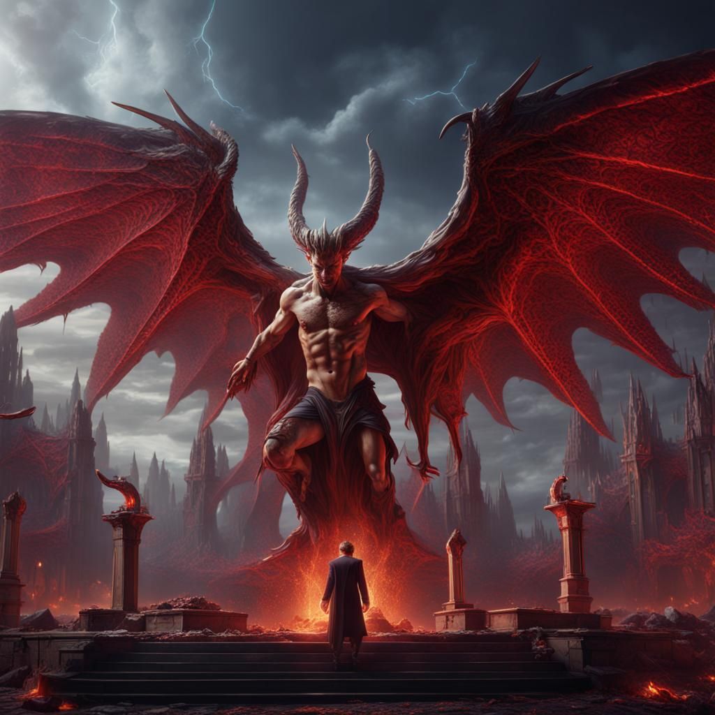 Lucifer Morningstar - AI Generated Artwork - NightCafe Creator