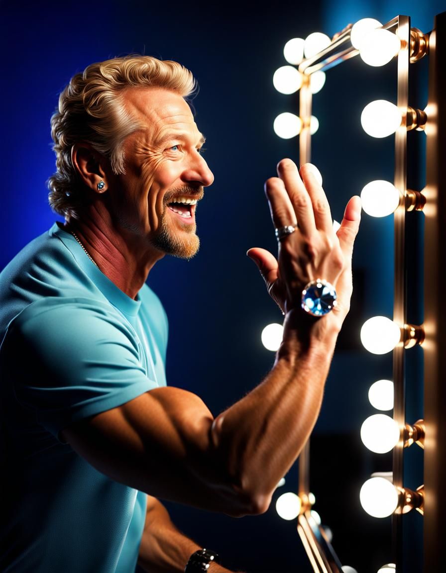 Self High Five - Diamond Dallas Page - AI Generated Artwork - NightCafe ...