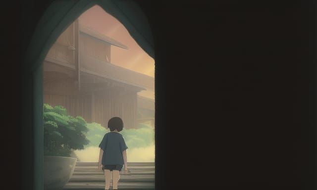 Studio Ghibli, Anime Key Visual, by Makoto Shinkai, Deep Color ...