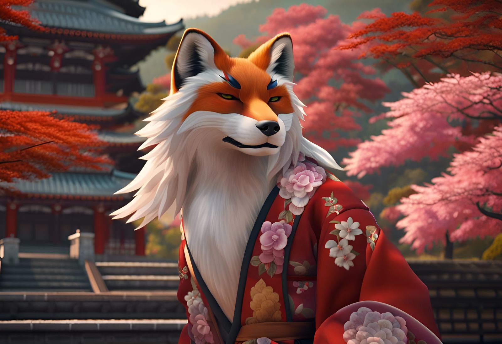 My Master Kitsune - AI Generated Artwork - NightCafe Creator