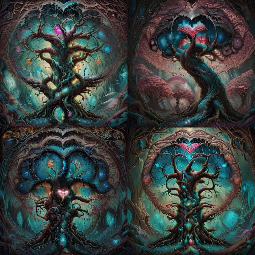 Fantasy trees - LoRA - NightCafe Creator