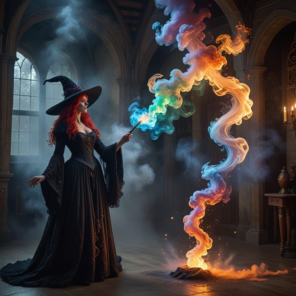 The red-headed witch - A Red-Headed Witch Conjures a Mythica...