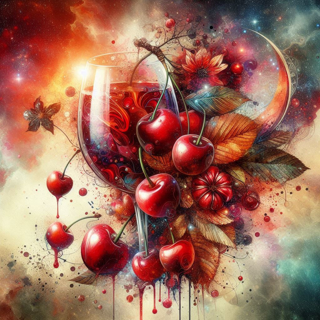 Cherry Wine - AI Generated Artwork - NightCafe Creator