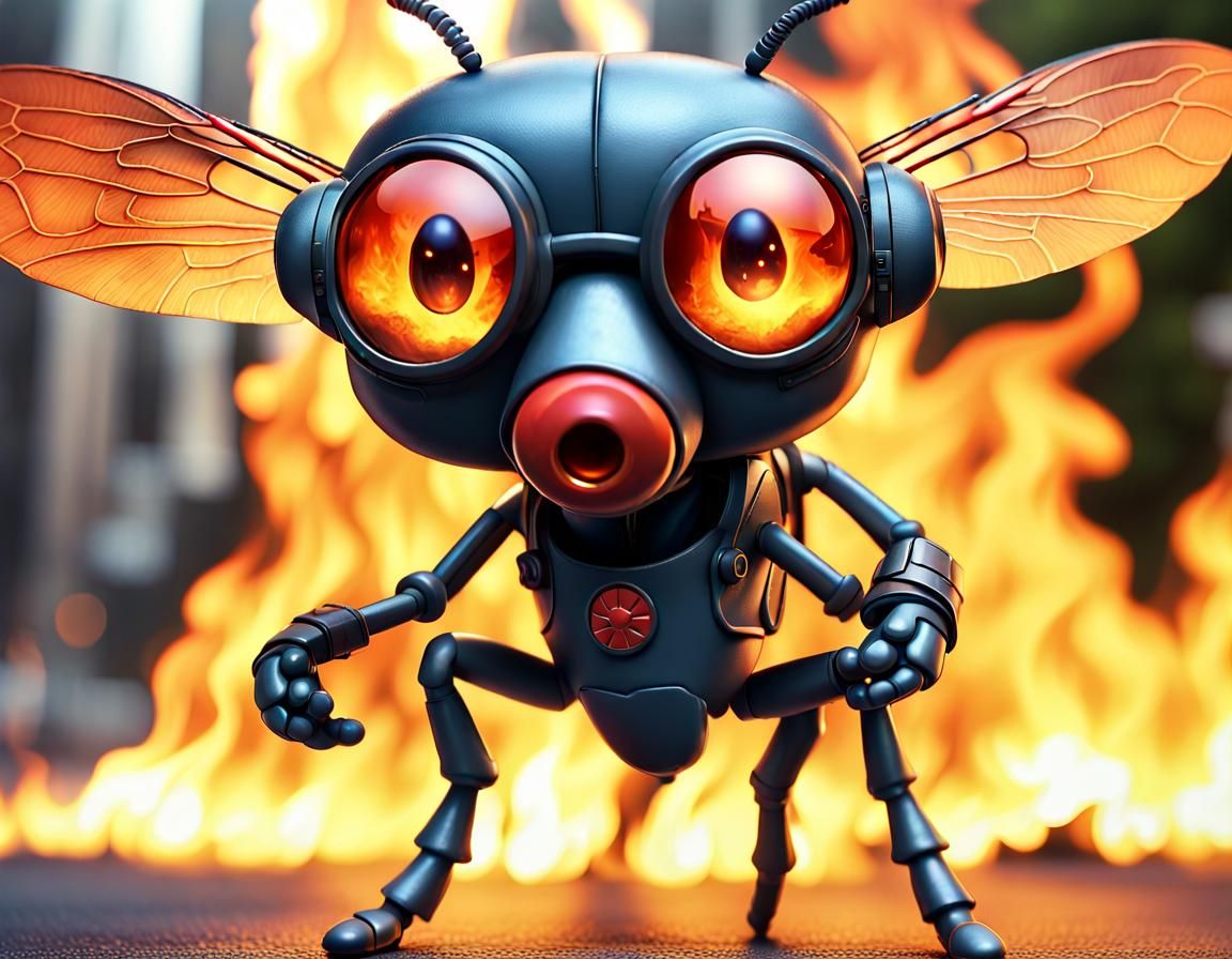 Robot insect - AI Generated Artwork - NightCafe Creator