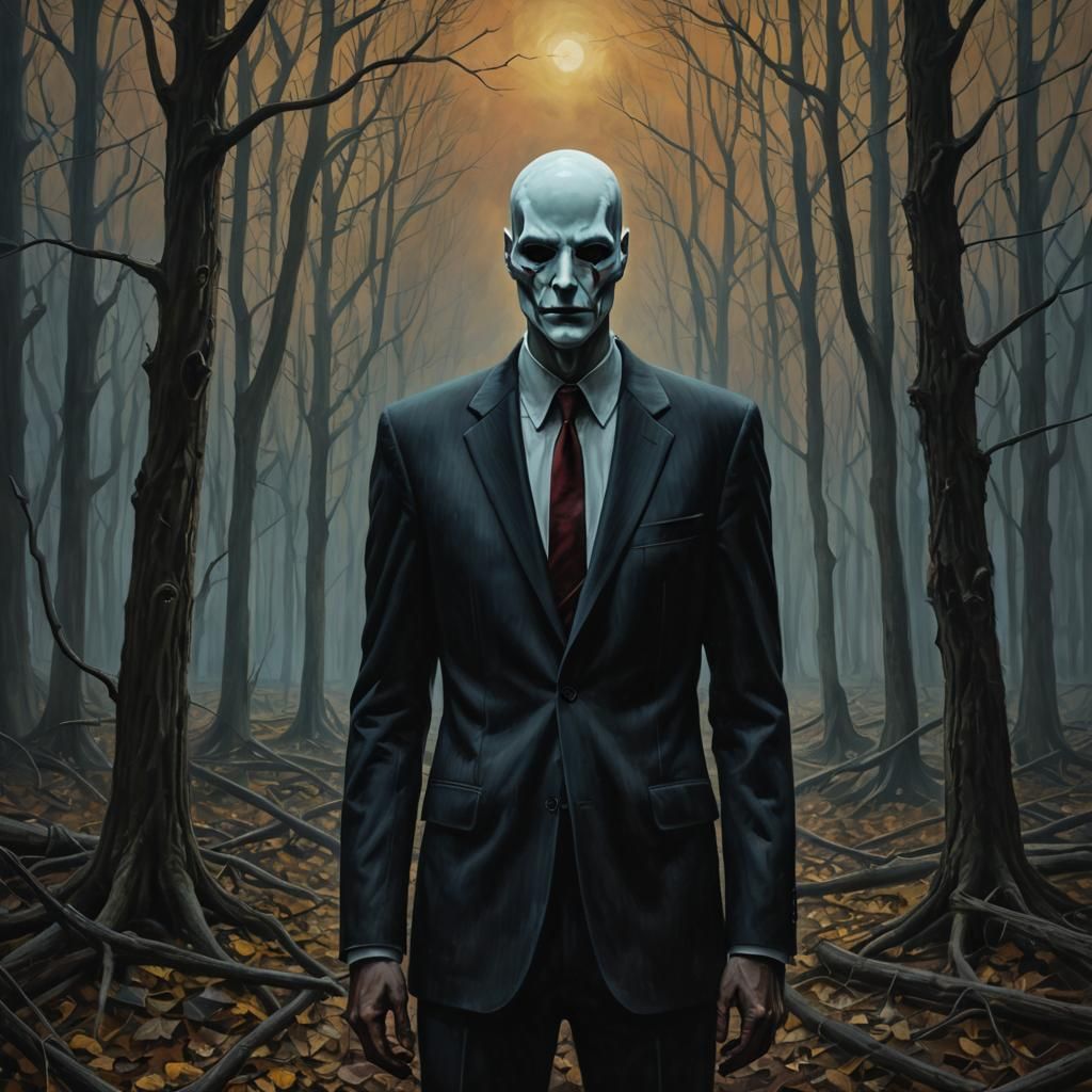 "Slenderman" - AI Generated Artwork - NightCafe Creator
