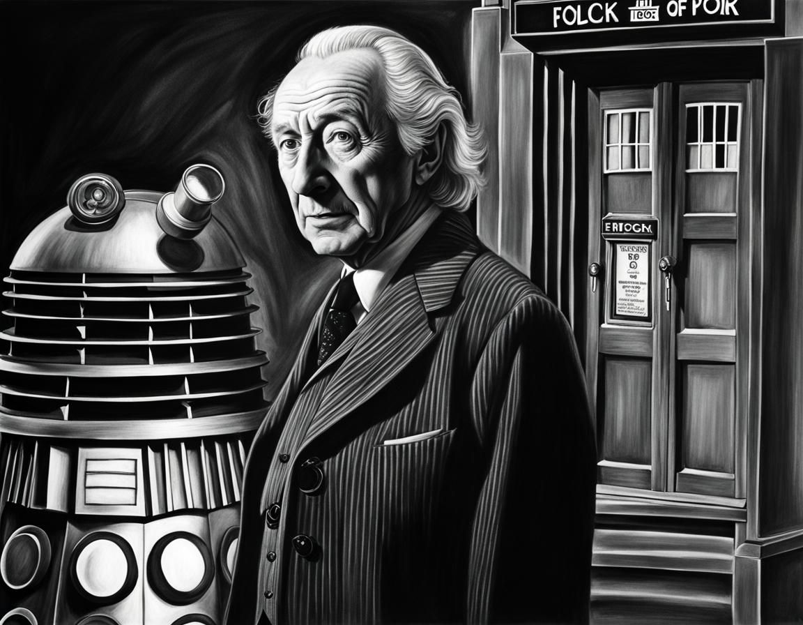 William Hartnell, Doctor Who #1 1963-1966 - AI Generated Artwork - NightCafe Creator