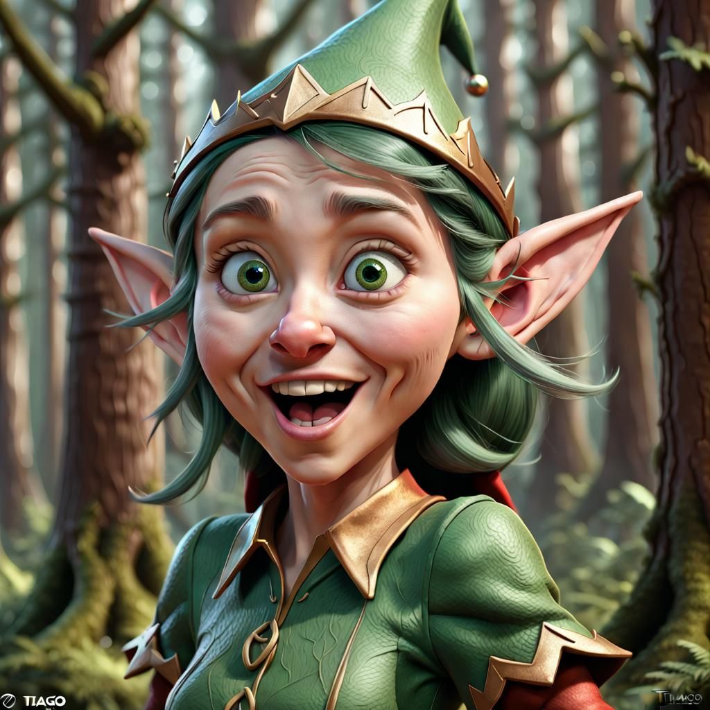 Happy Elf - AI Generated Artwork - NightCafe Creator