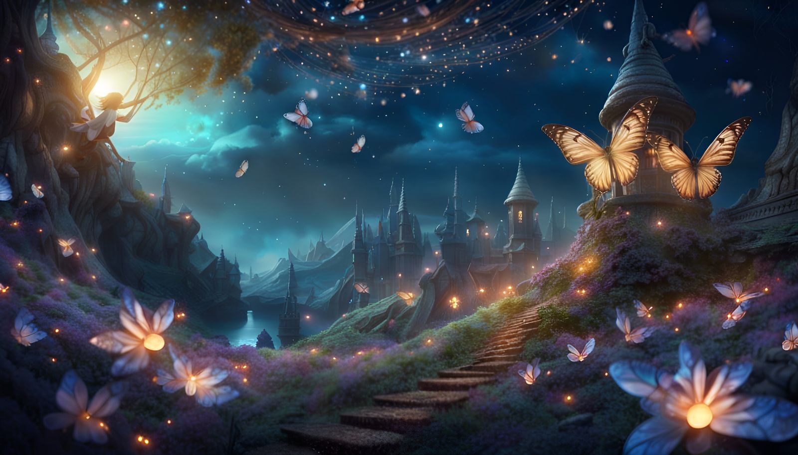 Fantasy World - AI Generated Artwork - NightCafe Creator