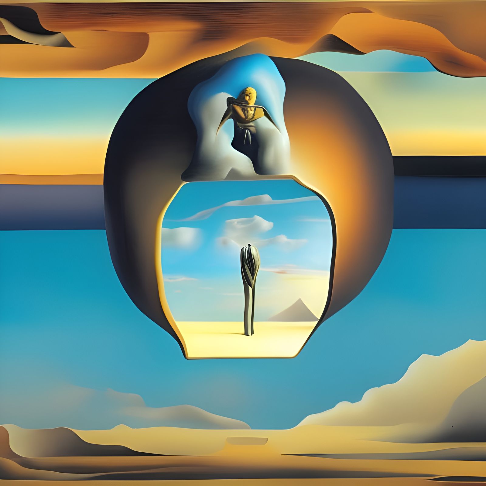 Inception, a dream within a dream - two layers in space, almost like ...