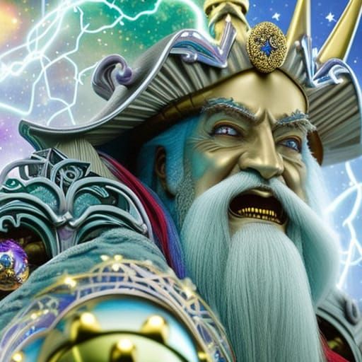Celestial Wizard - AI Generated Artwork - NightCafe Creator