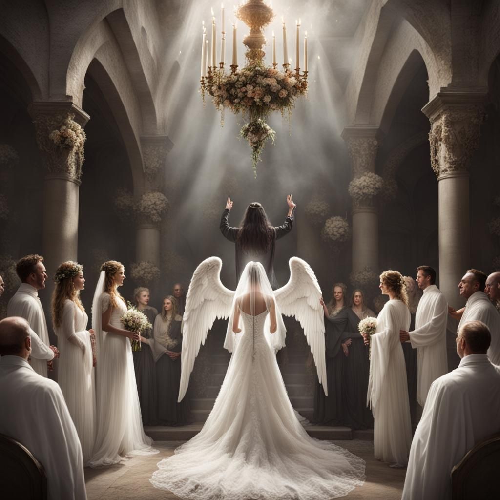 The day of the wedding as like a summoning ritual, all demons gathered ...