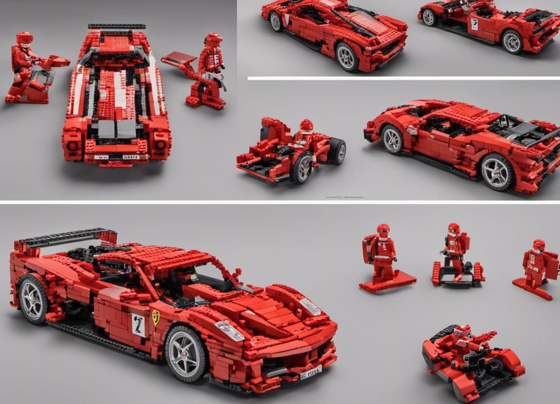 Legos Car - AI Generated Artwork - NightCafe Creator