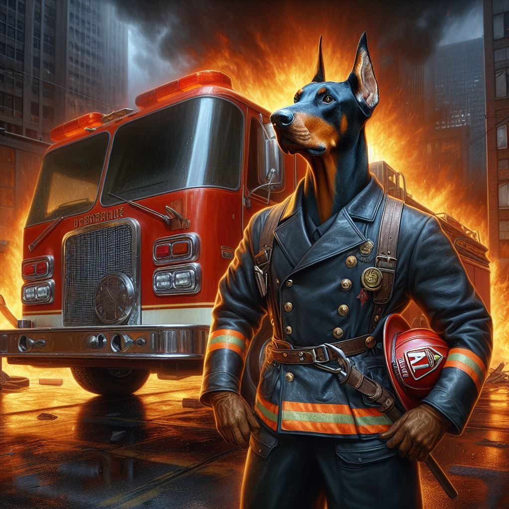 Fireman Hero - AI Generated Artwork - NightCafe Creator
