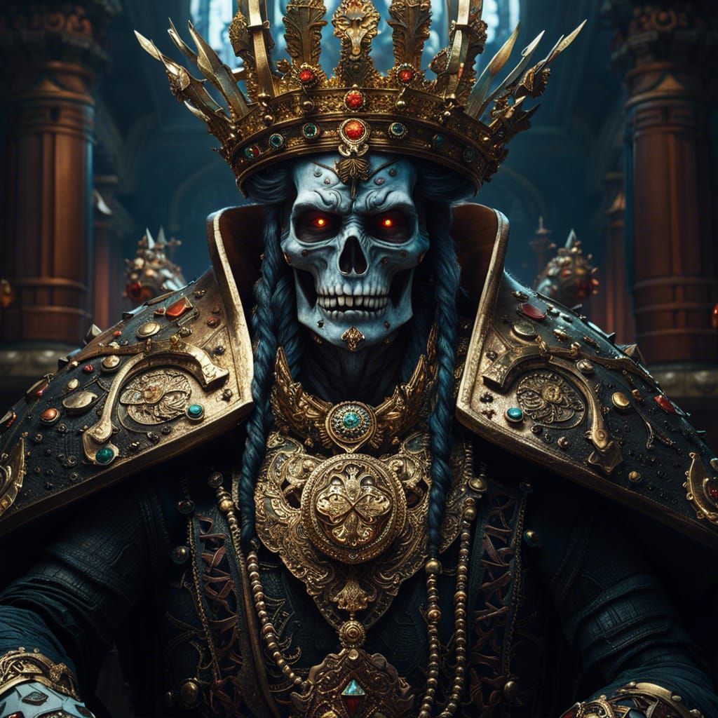 Zombie King - AI Generated Artwork - NightCafe Creator