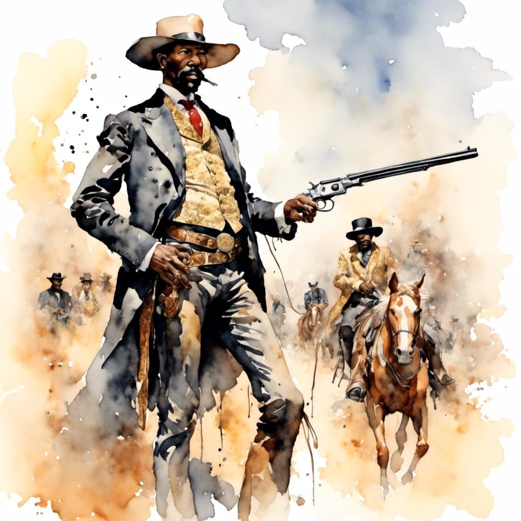 Portrait of Bass Reeves - AI Generated Artwork - NightCafe Creator