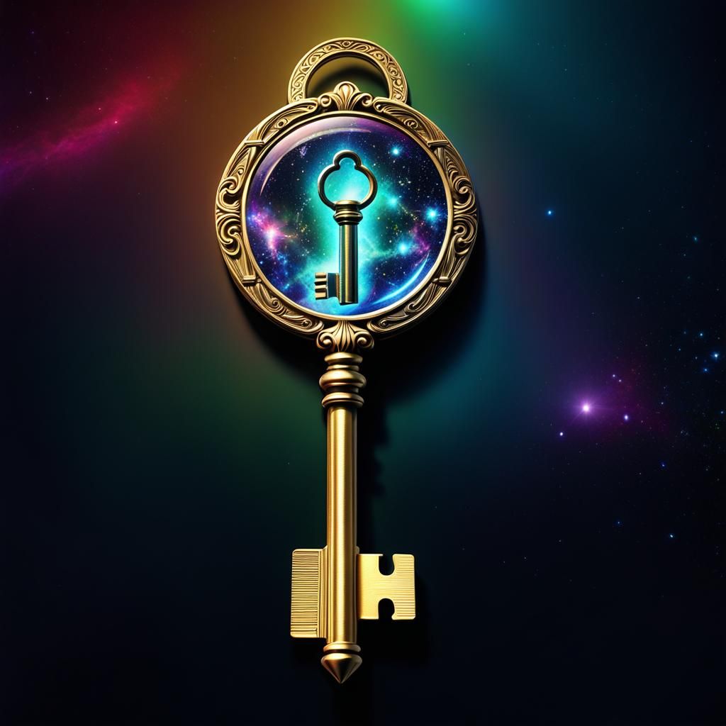 Cosmic Key - AI Generated Artwork - NightCafe Creator