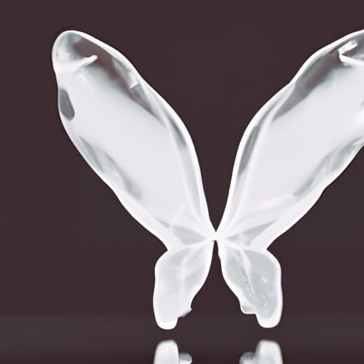 Crystal butterfly, glass Butterfly wings, 🦋, butterfly wings, low ...