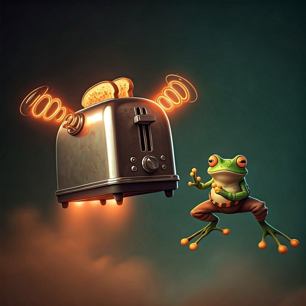 Flyin Toaster and A Kung-fu Frog - Flyin Toaster and A Kung-...